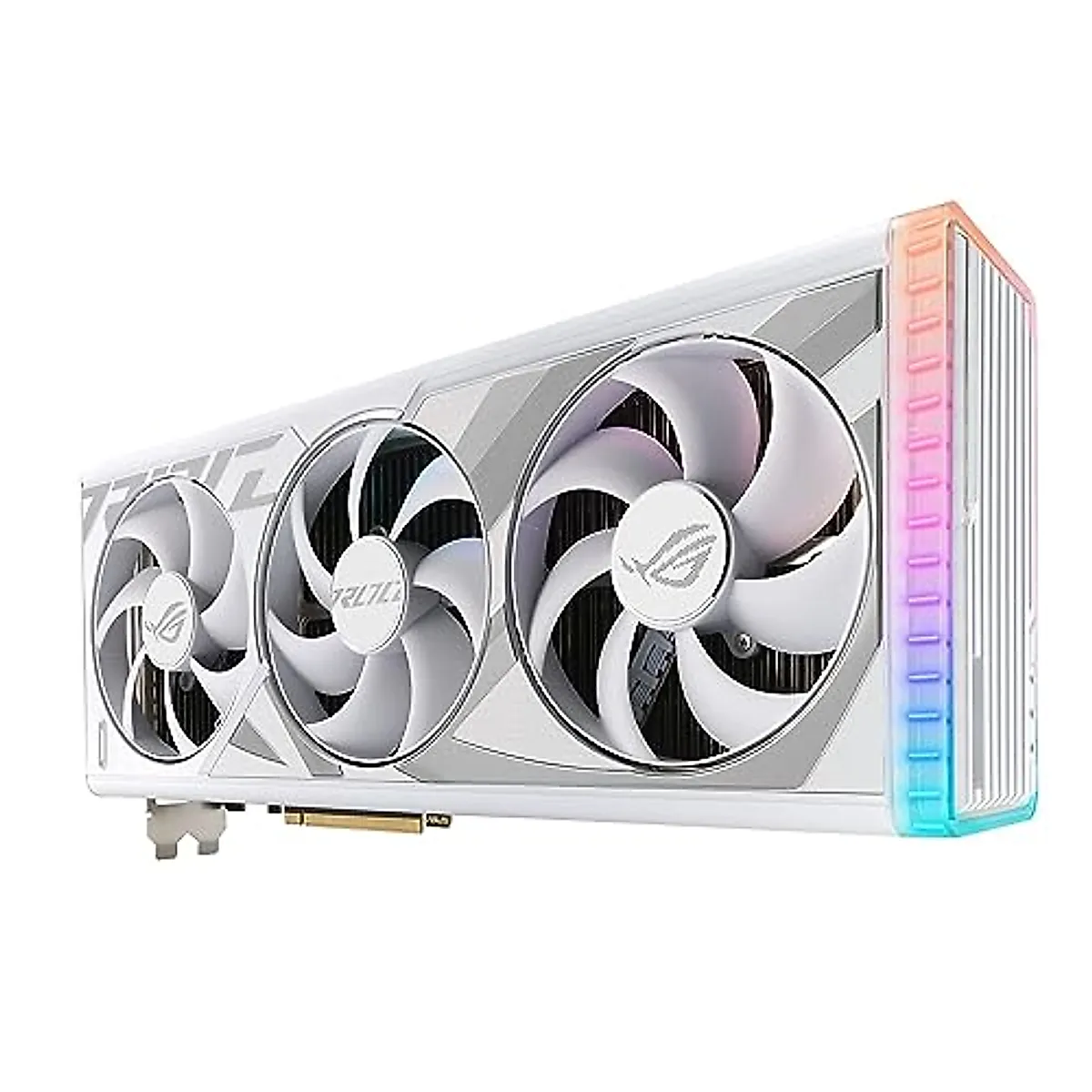 ASUS ROG Strix GeForce RTX™ 4090 White OC Edition Gaming Graphics Card (PCIe 4.0, 24GB GDDR6X, HDMI 2.1a, DisplayPort 1.4a)