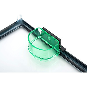 Lixit 8oz Aquarium and Wire Cage Water Bottle for Mice, Hamsters and Other Small Animals (8oz + Bowl)