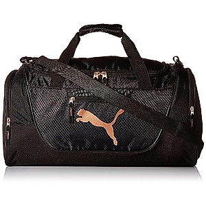 PUMA womens Evercat Candidate duffel bags, Black/Rose Gold, One Size US