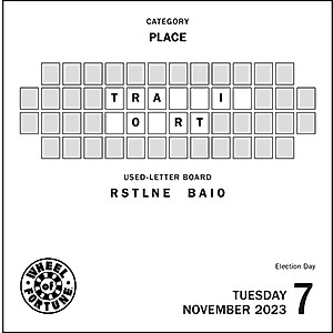 Wheel of Fortune 2023 Day-to-Day Calendar