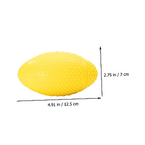 NOLITOY Animal Chewing Toy Dog Grinding Toys Rugby Toys for Football Toys Pet Molar Toys 2pcs Squeaky Shaped Toys