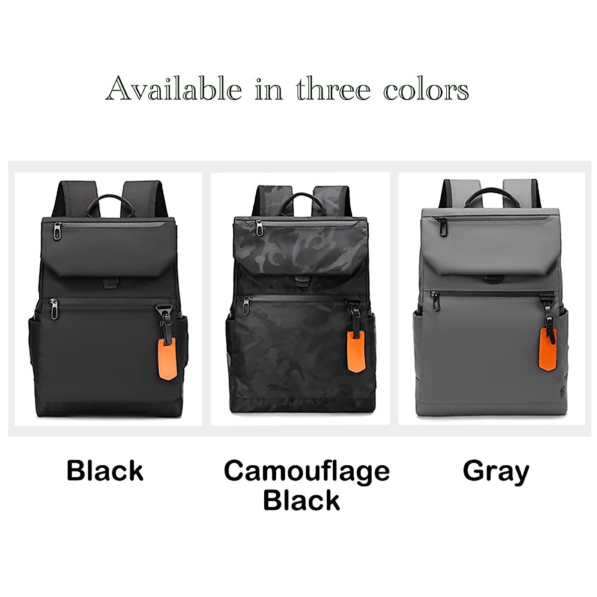 Aipool Men’s and Women’s Grey Casual Daypack Backpacks with Laptop Compartment Computer Backpack for Work School Bookbag