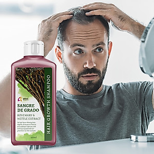 ATIVO WELLNESS Sangre De Grado Hair Growth Shampoo with Rosemary and Nettle Extract-500ml