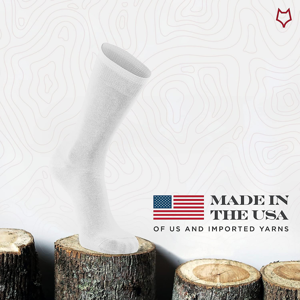 Fox River Men's Standard Therm Ultra-Lightweight Crew Liner Cold Weather & Winter Socks | Moisture-Wicking | Breathable | Warm, White, Large