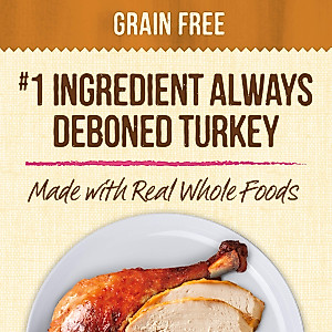 Merrick Lil’ Plates Premium Grain Free Natural, Soft Wet Dog Food For Small Dogs, Tiny Thanksgiving Day Dinner - (Pack of 12) 3.5 oz. Tubs