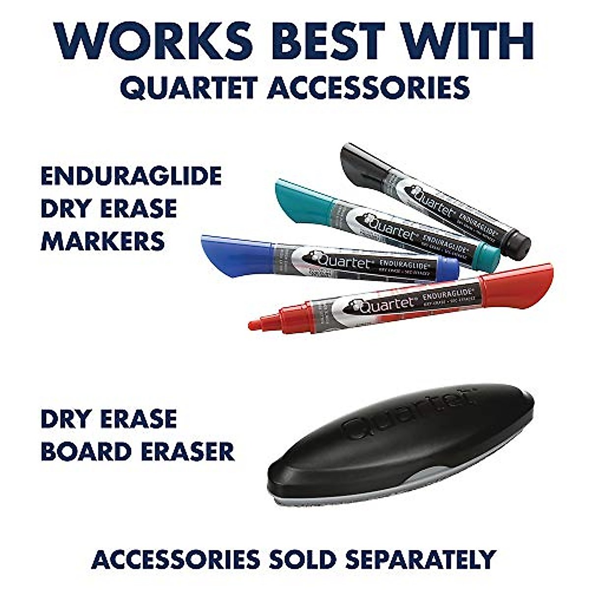 Quartet Easel, Magnetic Whiteboard/Flipchart, 3' x 2', Compass Mobile Presentation, Graphite Frame (ECM32EU)