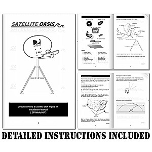 DIRECTV Swim Mobile RV Portable Satellite Dish Tripod Kit SWM SL3S