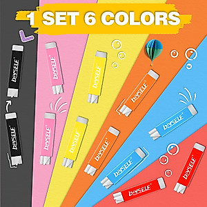 DIYSELF Box Cutters 12 Pack, Utility Knife, Box Cutter Retractable with Razor Blade, Box Opener for Package, Utility Knives for Office, School, Home, Flat Box Cutter for Women, Letter Opener for Mail