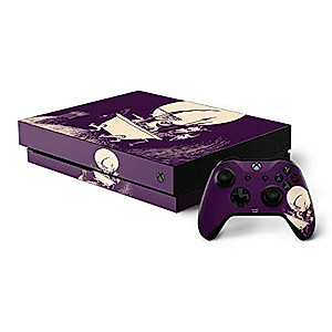 Skinit Decal Gaming Skin compatible with Xbox One X Console and Controller Bundle - Officially Licensed Disney The Nightmare Before Christmas Design