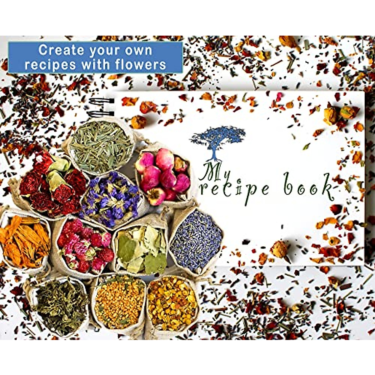 16 Bags Dried Flowers for Soap Making, Dried Flowers for Candle Making, Soap Flowers and Dried Herbs for Candle Oil, Bath Bombs. Essential Fragrant – The Best Variety of Grade A Flowers