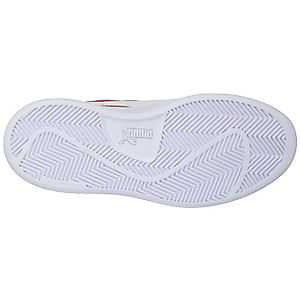 PUMA mens Smash V2 Velcro Sneaker, White, 2 Little Kid US