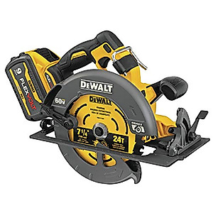 DEWALT FLEXVOLT 60V MAX* Circular Saw with Brake Kit, 7-1/4-Inch (DCS578X1)