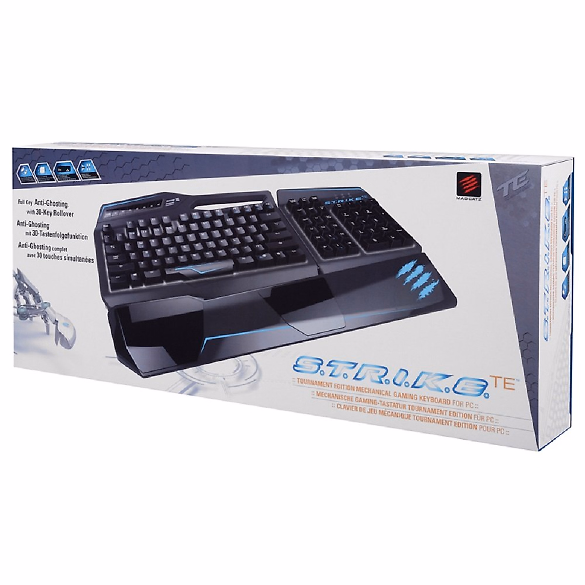 Mad Catz S.T.R.I.K.E.TE Tournament Edition Mechanical Gaming Keyboard for PC -Matte Black