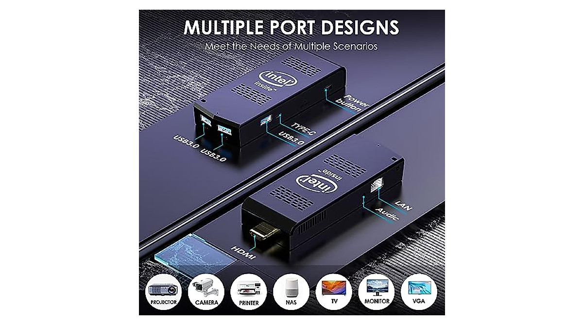 [1TB Stick PC] Mini PC Stick Windows 11 Pro,Intel Compute Stick ...