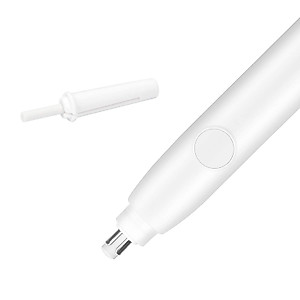 Amazon Basics Electric Eraser, With 90 Eraser Refills, Battery Operated Eraser, Ideal for Sketching, Drawing, Drafting, Architectural Plans, White