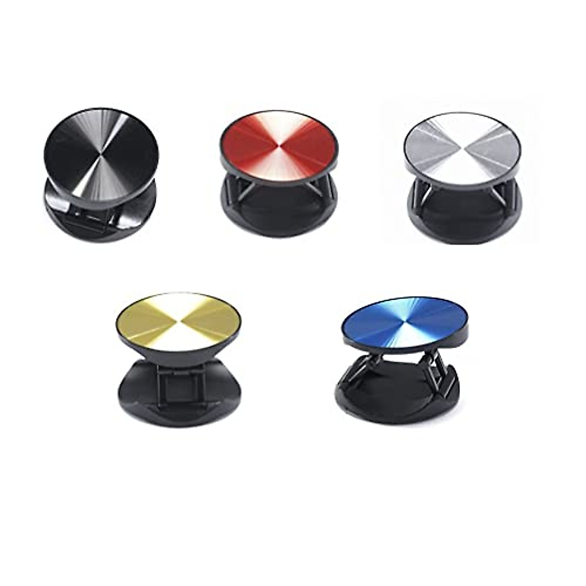 Unique Fortunes Finger Phone Grip Holder . for iPhone and Samsung. Phone Stand for Desk Phone Socket (Black)