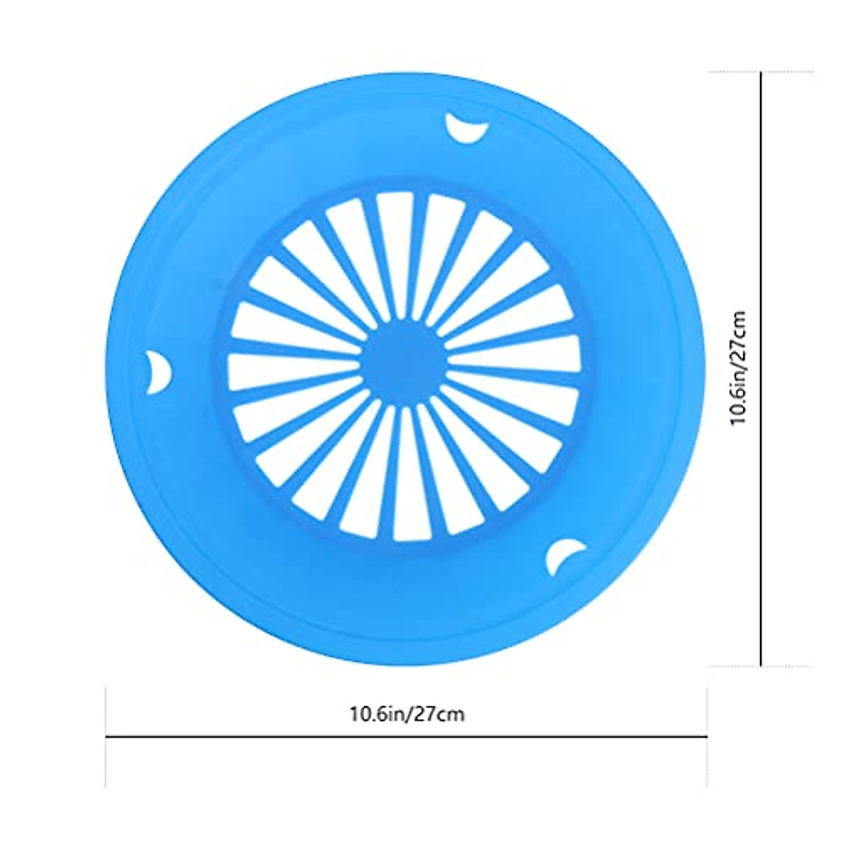 Hemoton 12pcs Barbecue Plates Non- Stick Grill Plate Platic Dinner Plate Hollow- out BBQ Paper Plate Holder BBQ Supplies Blue