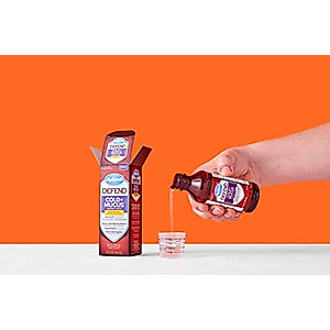 Hyland's Cold and Cough Mucus Relief Decongestant Defend by Homeopathic Cold Plus Mucus Fluid Ounce, Red, 4 Fl Oz