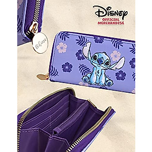 Disney Women's Zippered, Purple, Taille Unique