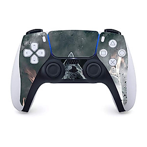 ITS A Skin Skins Compatible with Sony Playstation 5 Console Disc Edition - Protective Decal Overlay Stickers wrap Cover - Ace Diamonds Grim Reeper Skull