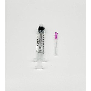 3ml Sterile Syringe 18g x 1 1/2" Blunt Tip Needles - Pack of 10 - Ideal for Accurate Dispensing, Crafting, DIY Projects, and Liquid Handling