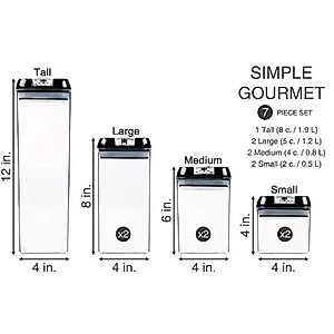 Food Storage Container Set 7 Pieces