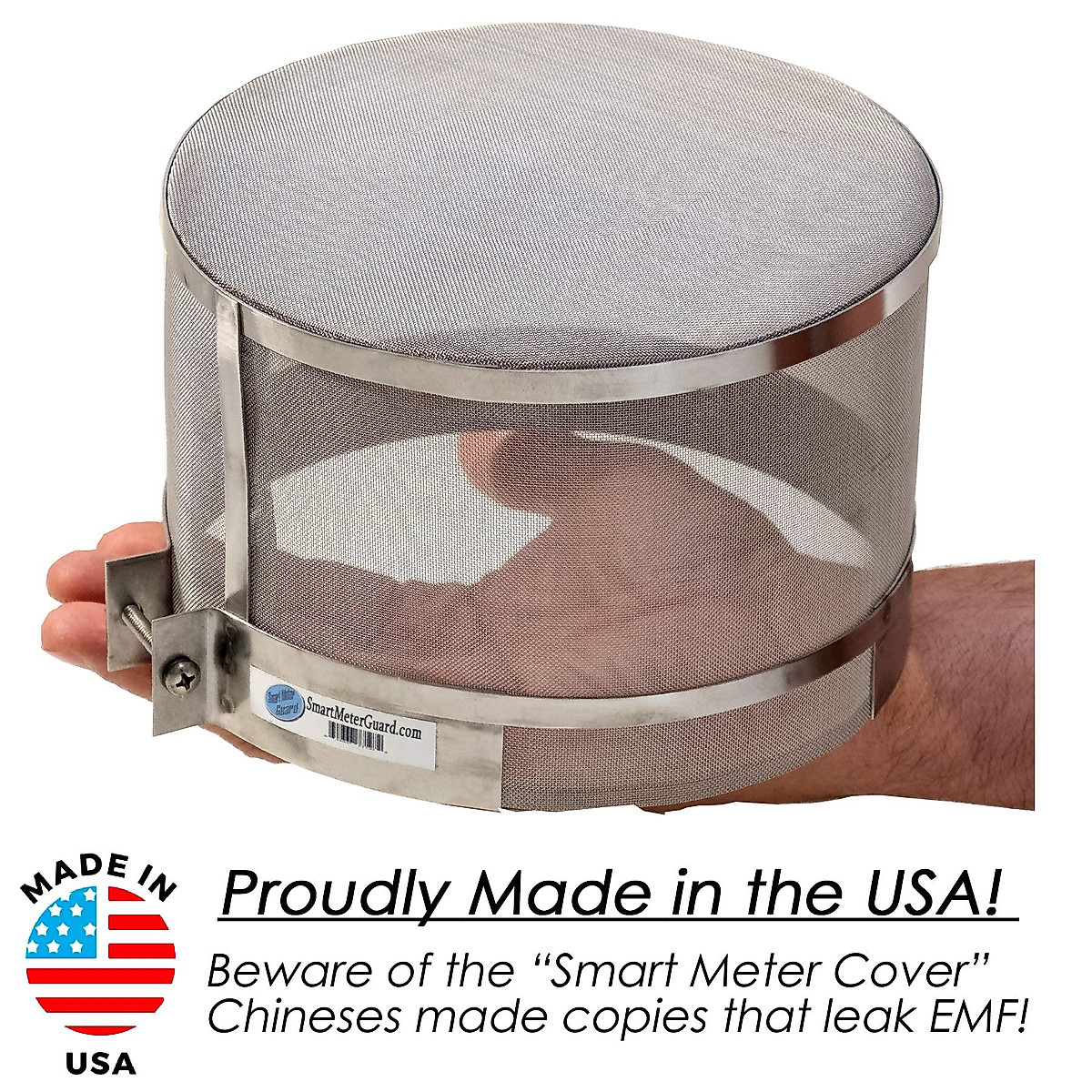 Smart Meter Cover Guard Shield and Blocks EMF Smart Meters emit - (Made in The USA) Blocks Smart Meter EMF. Invented by us, All Other "Covers" are Copies.