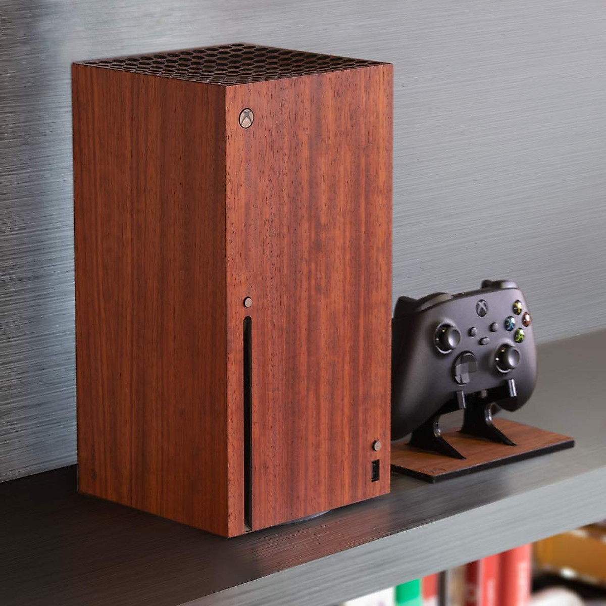Real Wood Skin for Xbox Series X Console with FREE Controller Stand