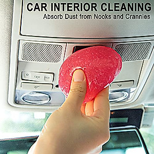 TICARVE Cleaning Gel Car Putty Car Clean Putty Gel Auto Tools Car Interior Cleaner Car Cleaner Car Cleaning Slime Car Assecories Keyboard Cleaner Rose 2Pack