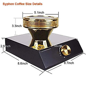 Halogen Beam Heater Burner Infrared Heat for Hario Yama Syphon Coffee Maker 110V 400W