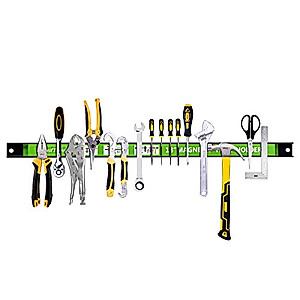 Magnetic Tool Holder 18 Inch 8 Pack Heavy Duty Magnet Tool Bar Strip Rack Wall Mount Green¡­