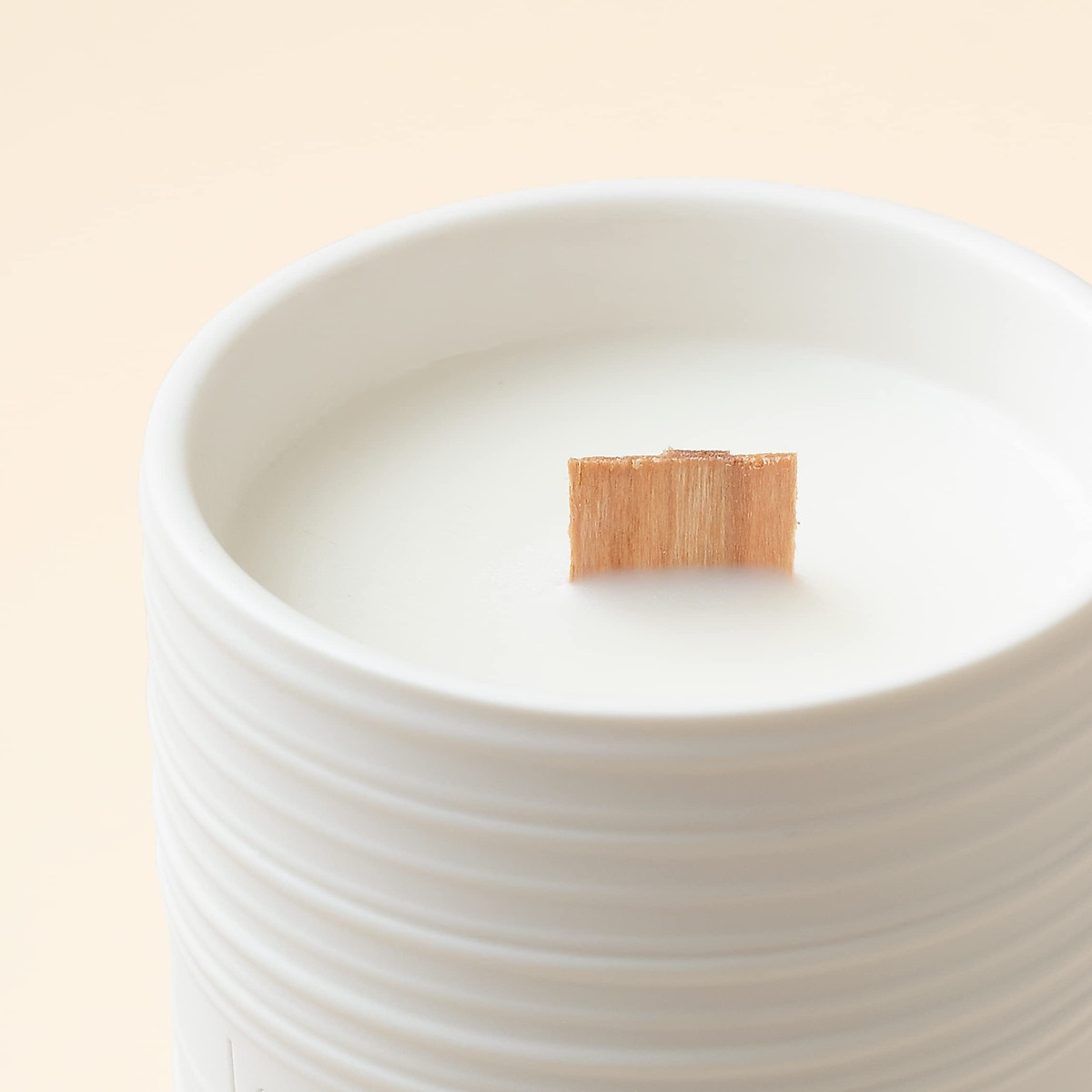 LA JOLIE MUSE Sandalwood & Patchouli Candle, Wood Wicked Candles, Candles for Home Scented, Natural Soy Candles, Clean Burn Candle, 50 Hours