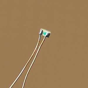 C0402WM 20pcs Pre-soldered Micro 0.1mm Copper Wired Warm White SMD Led 0402