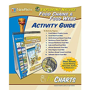 NewPath Learning - 34-6305 10 Piece Food Chains/Food Webs Curriculum Mastery Flip Chart Set, Grade 5-10