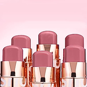 NewBang Cream Blush Stick for Cheeks Makeup,Waterproof Blush Face Stick Multi-Use Lip and Cheek Tint,Matte Finish Lightweight Easy to Blend Natural Cream Blusher Makeup for All Skin Tones- Pink