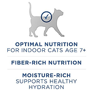 Purina ONE Grain Free, Natural Senior Pate Wet Cat Food, Vibrant Maturity 7+ Chicken & Ocean Whitefish Recipe - (Pack of 12) 3 oz. Pull-Top Cans