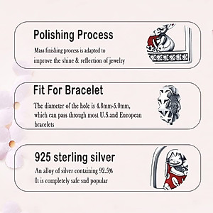 MICOO 925 Sterling Silver Charms for Bracelets and Necklace,Butterfly Music Dangle Pendants Beads Charms Jewelry Gift for Women,Fit Pandora European Bracelets