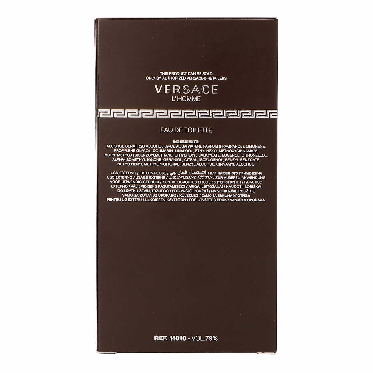 Versace L'Homme by Versace 3.4 oz Eau de Toilette Spray