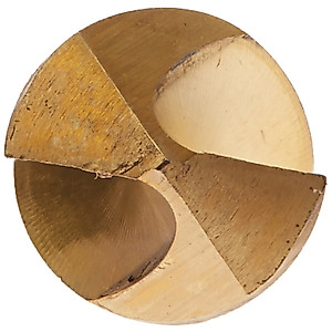 Irwin Tools 63922 Single Titanium Coated High-Speed Steel 135-Degree Split Point Drill Bit, 11/32"