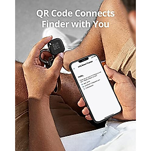 eufy Security by Anker SmartTrack Link (Black, 1-Pack), Android not Supported, Works with Apple Find My (iOS only), Key Finder, Bluetooth Tracker for Earbuds and Luggage, Phone Finder, Water Resistant