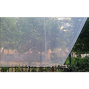 Abrotain Clear Greenhouse Plastic Sheeting Cover Film 3'3"X10' Garden Plant Covers Polyethylene Film Hoop House Green House Cover for Gardening, Farming, Agricultural