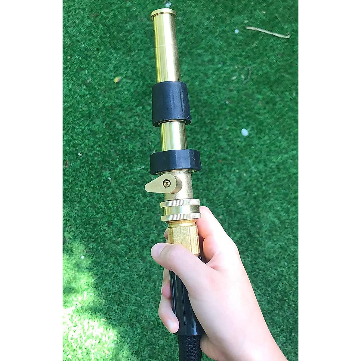 Heavy Duty Brass Garden Hose Shut Off Valve [3 Pack] | Garden Hose Connector | Garden Hose Valve | Water Hose Shutoff Valve Hose On/Off Valve Garden Hose Connector | Extra Pressure Washers