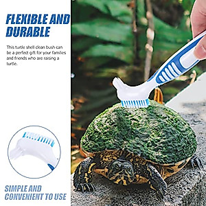Ipetboom Mini Brush Denture Cleaning Brush Double Sided Denture Toothbrush Deep Clean Brush Small Cleaning Brush Detail Cleaning Scrub Brush False Teeth Cleaning Tool Blue Cleaning Brushes