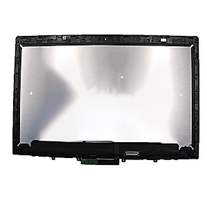 13.3” FHD 1920x1080 IPS LCD Panel Replacement Anti-Reflective LED Screen Display with Bezel Frame and Touch Control Board Assembly for Lenovo Thinkpad L380 Yoga FRU: 02DA316 02DL916