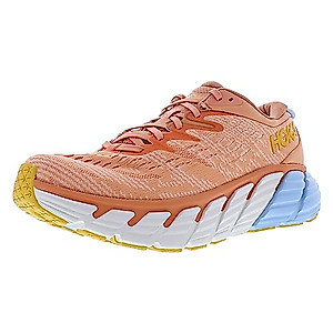 HOKA ONE ONE Womens Gaviota 4 Mesh Black White Trainers 8 US