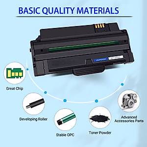 SuperInk Compatible Toner Cartridge Replacement for Samsung 105 MLT-D105L 105L MLTD105L Use with ML-2525 ML-2525W ML-2545 ML-1915 SCX-4623F SCX-4623FN SF-650 Printer (Black, 1 Pack)