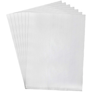 Shappy 100 Pieces Empty Sandbag Heavy Duty Flooding Outdoor Woven Polypropylene Sand Bags with Solid Ties for UV Protection Emergency Situation Roadblock Building Construction, 26 x 14 Inches (White)