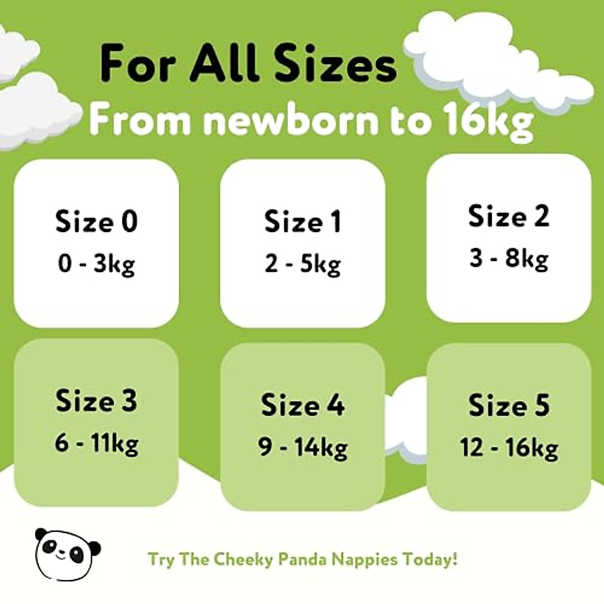 The Cheeky Panda – Bamboo Lined Nappies | Size 3 (6-11Kg, 40 Nappies) | Super Absorbent Core, Up to 12h Protection, Eco-Friendly, Super Soft, Strong & Sustainable