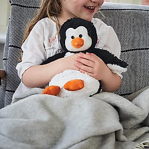 warmies Penguin Cozy Plush Heatable Lavender Scented Stuffed Animal
