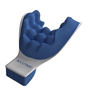 Accutrig TMJ Relief Pillow Best Neck and Shoulder Muscle Relaxer Traction Device for Pain Relief Management and Cervical Spine Alignment